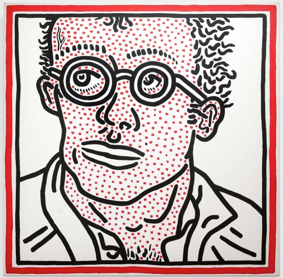 Keith Haring exhibit opening at de Young