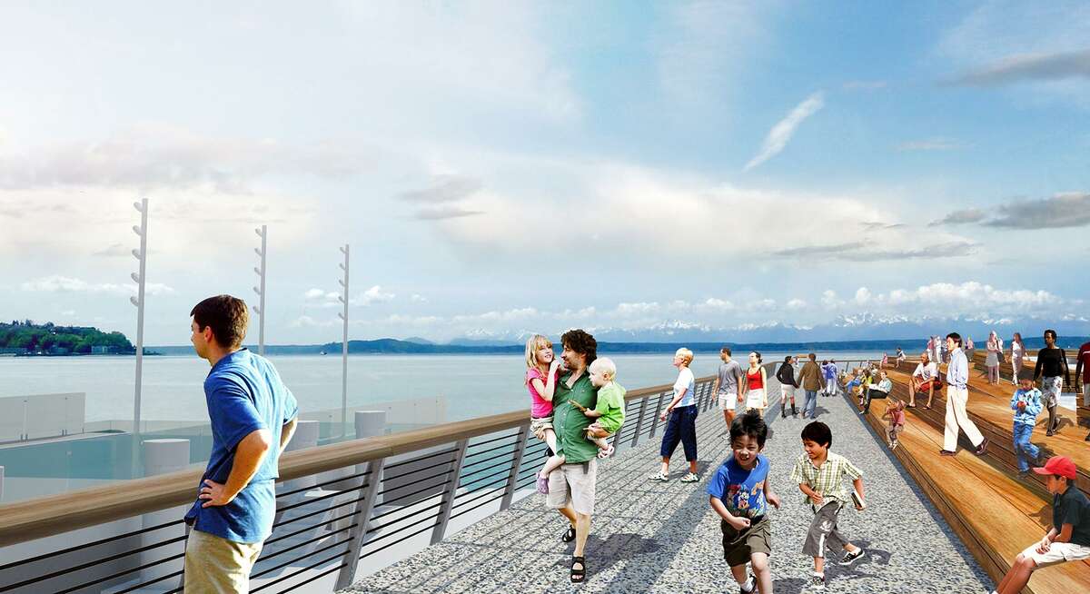 Seattle waterfront: Then and now