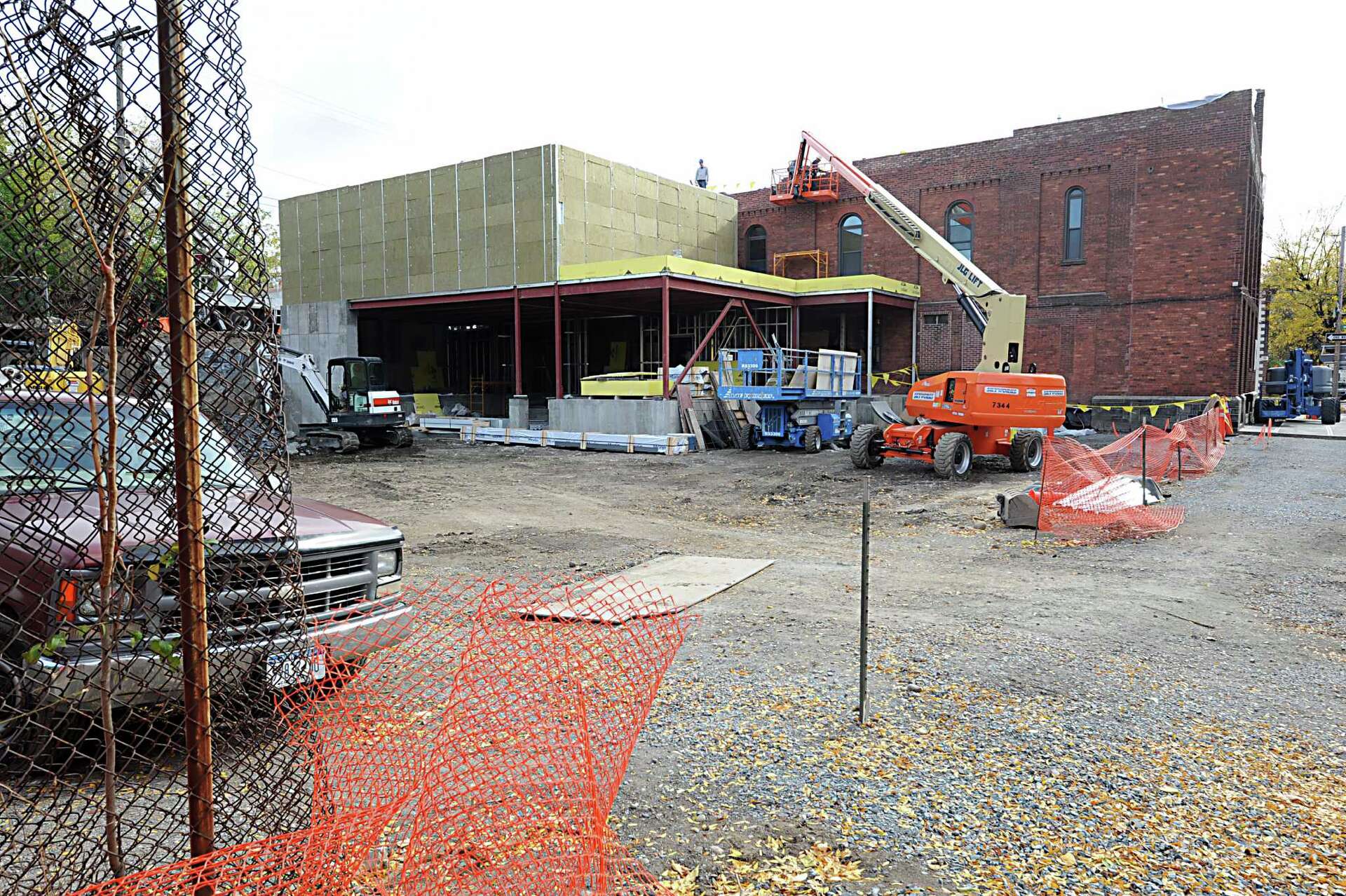 Makeover goes on inside old factory