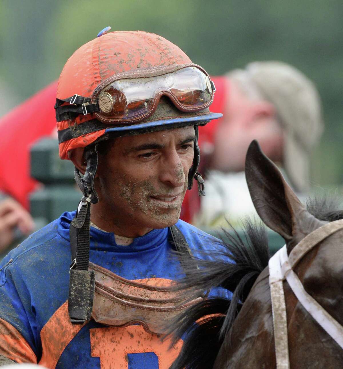 Riding for their lives in a saddle