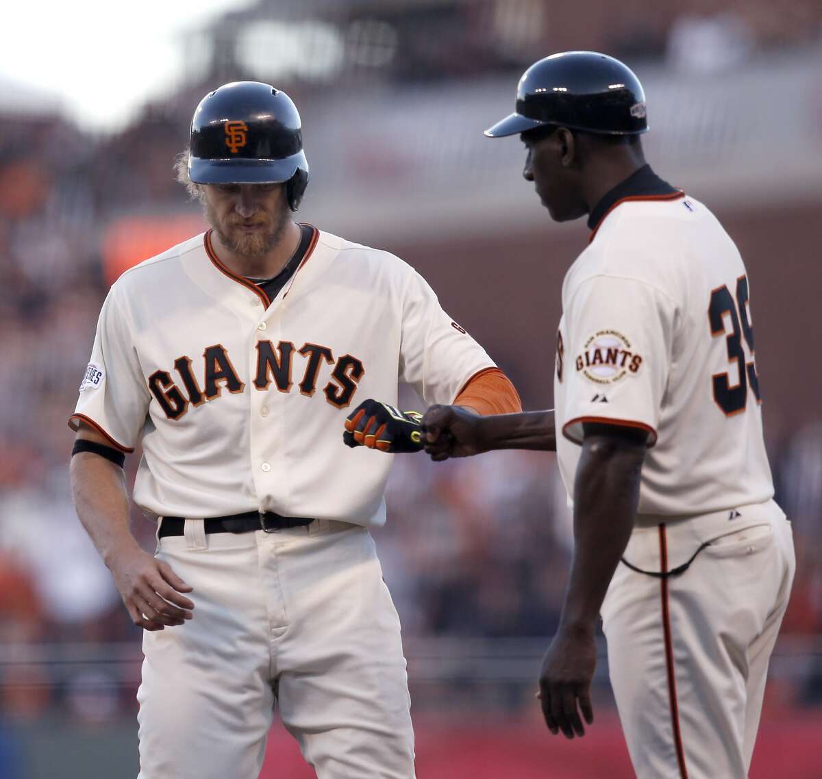 25-year-old Madison Bumgarner takes in magic of the moment
