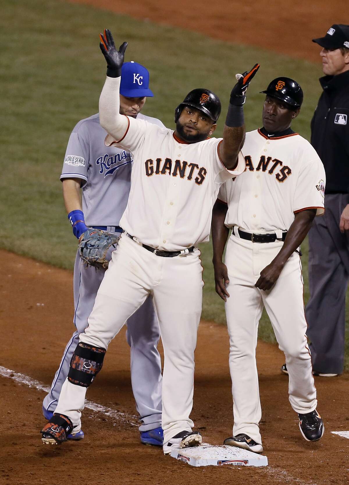 25-year-old Madison Bumgarner takes in magic of the moment