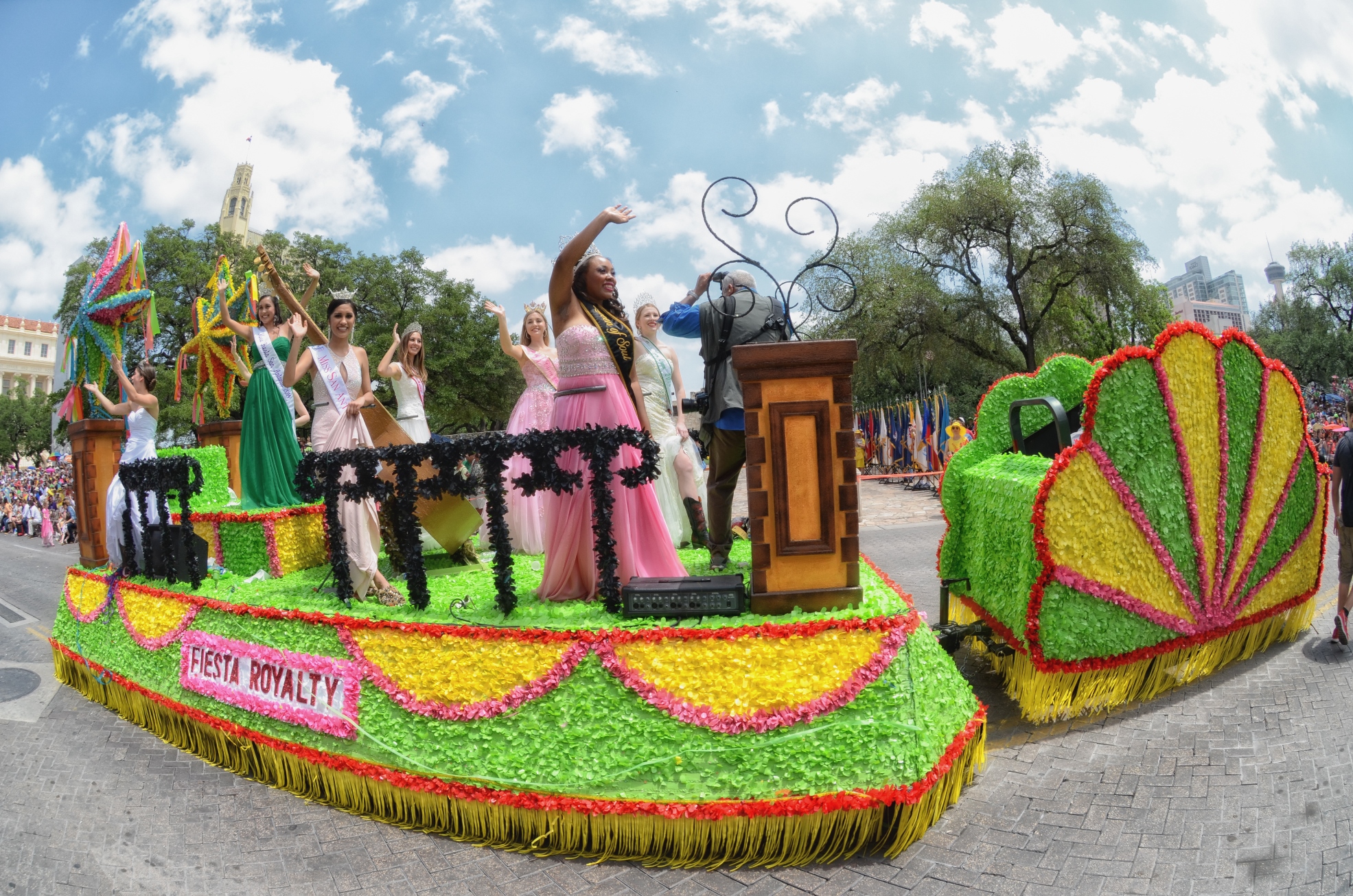 Fiesta royalty float is missing
