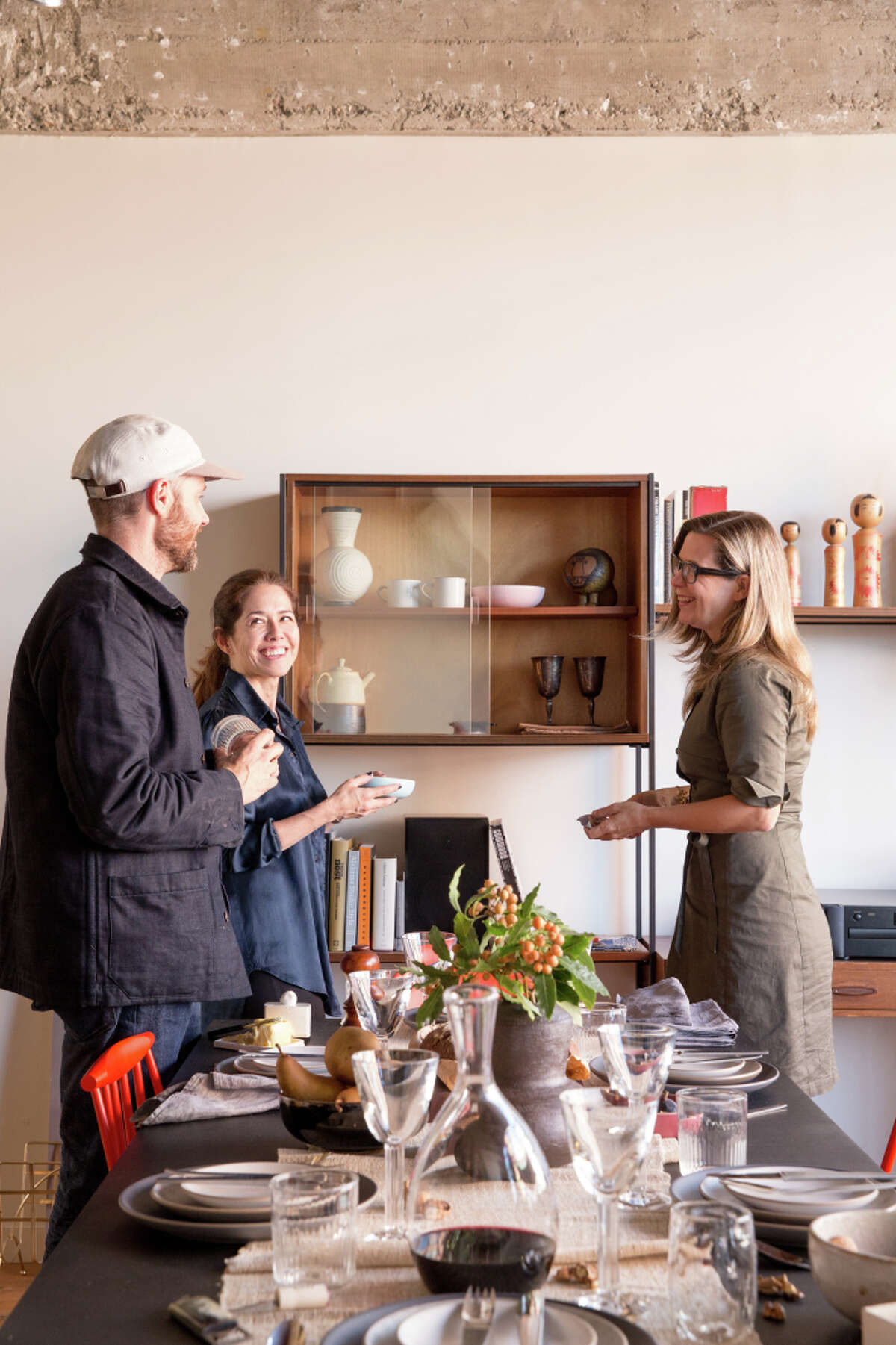 A table setting that’s hella NorCal