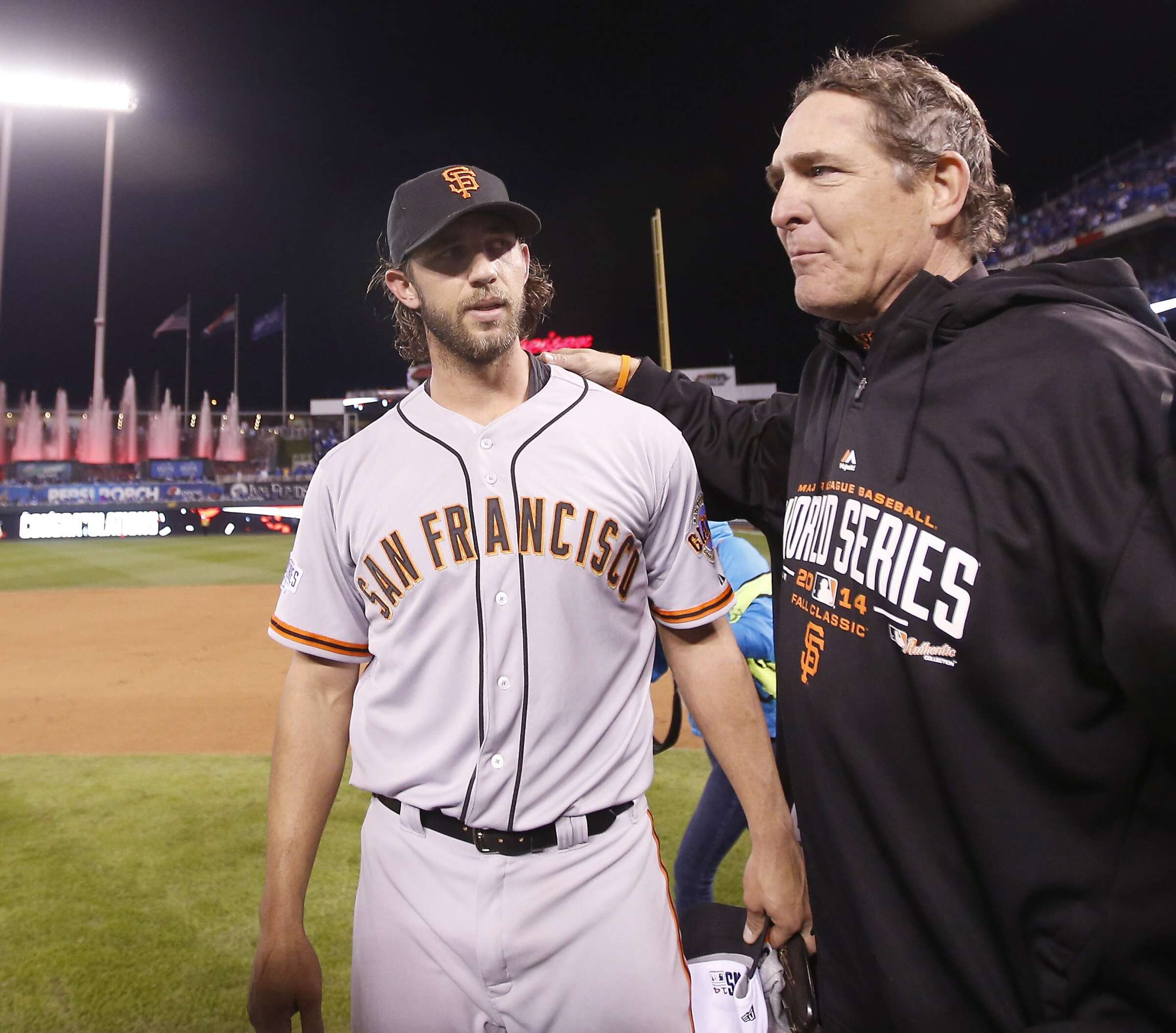 When Bumgarner strolled in to start the 5th, it was over