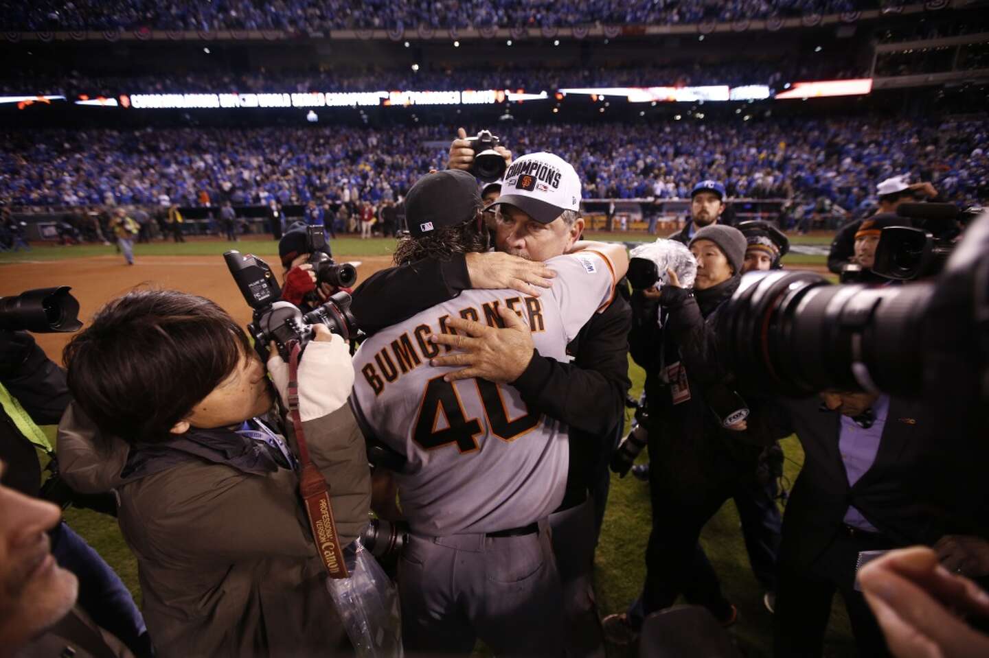When Bumgarner strolled in to start the 5th, it was over