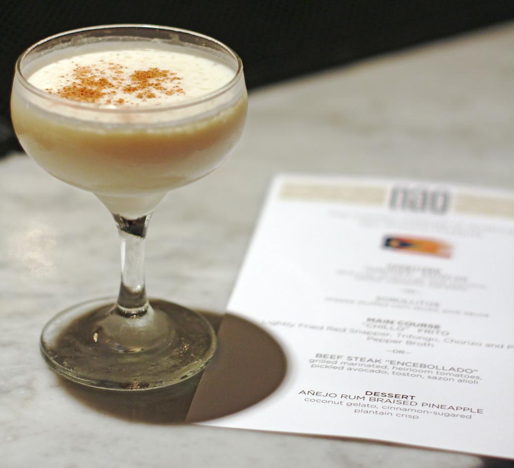 New menu at Pearl restaurant