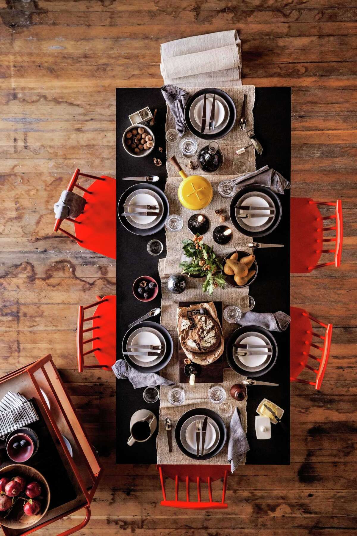 A table setting that’s hella NorCal