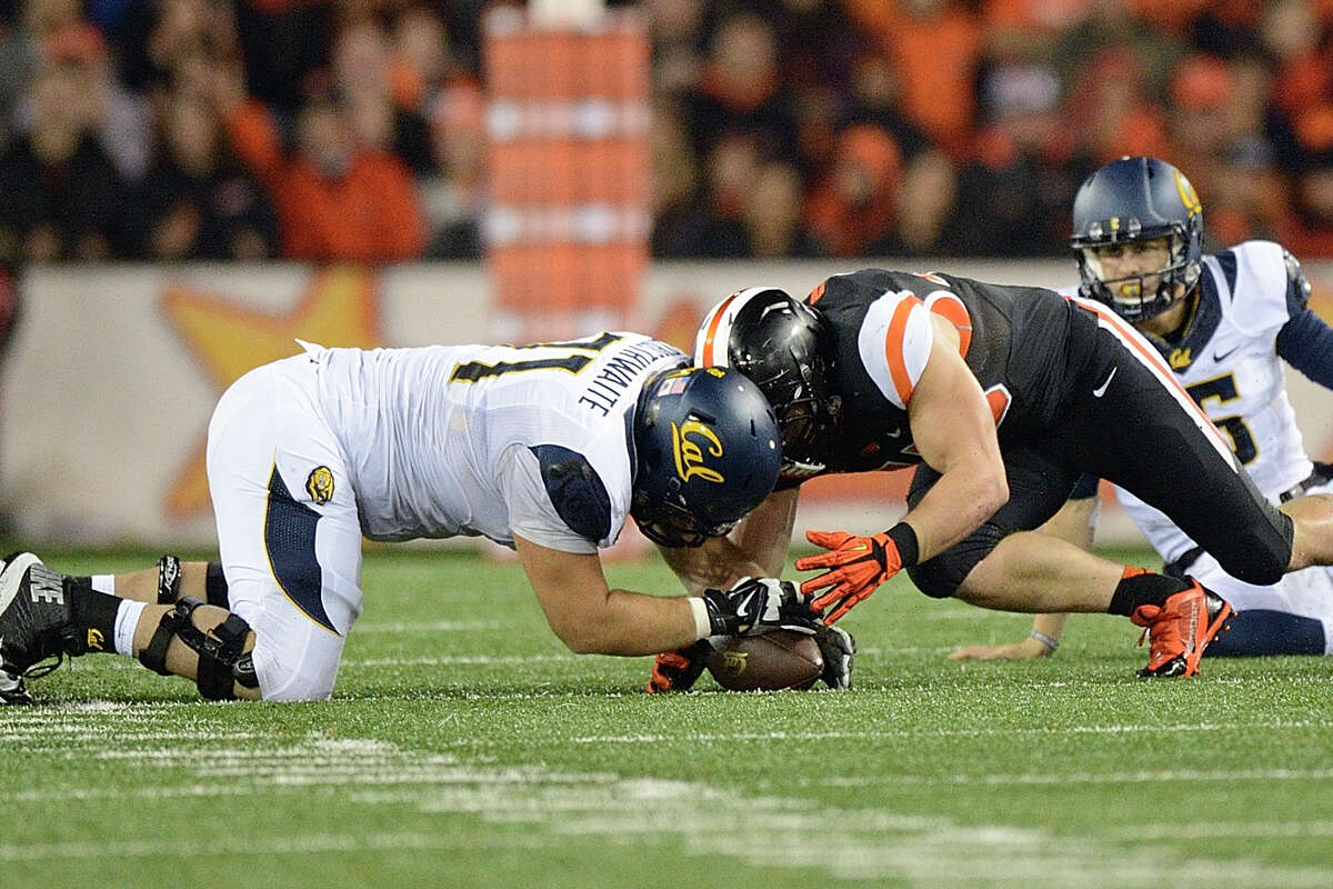 Cal gets running game in gear, beats Oregon State 45-31
