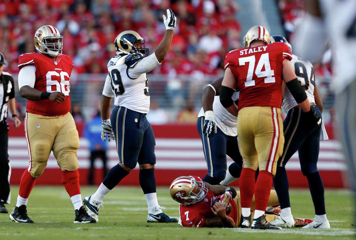 49ers’ offensive line surprisingly sieve-like