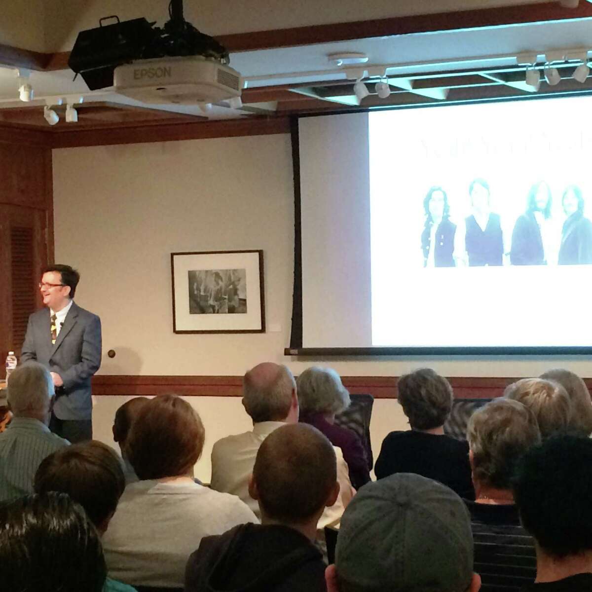 Beatles original Cavern Club fan in the house at Texas State lecture
