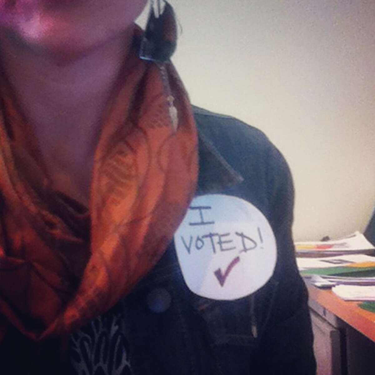 I voted. Where's my sticker?