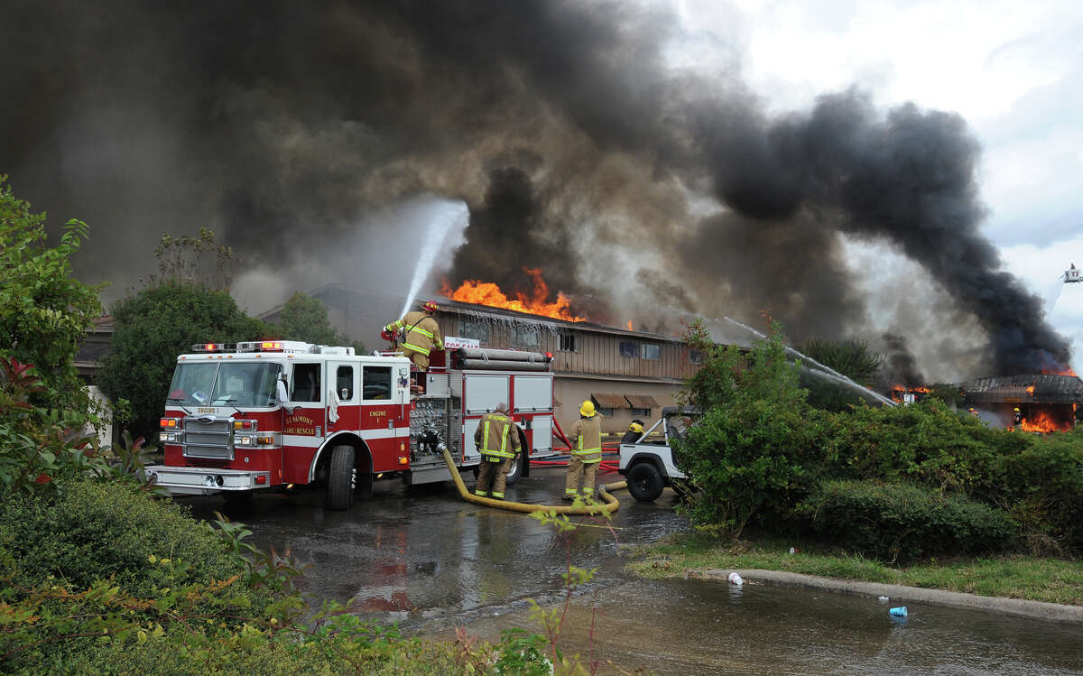 Beaumont firefighters battle fire at former retirement center