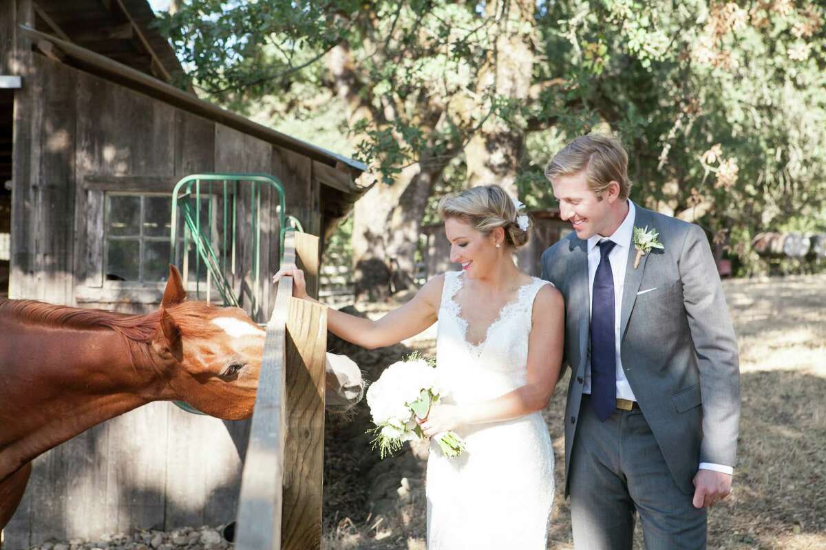 Wine Country wedding charms guests at rustic Beltane Ranch