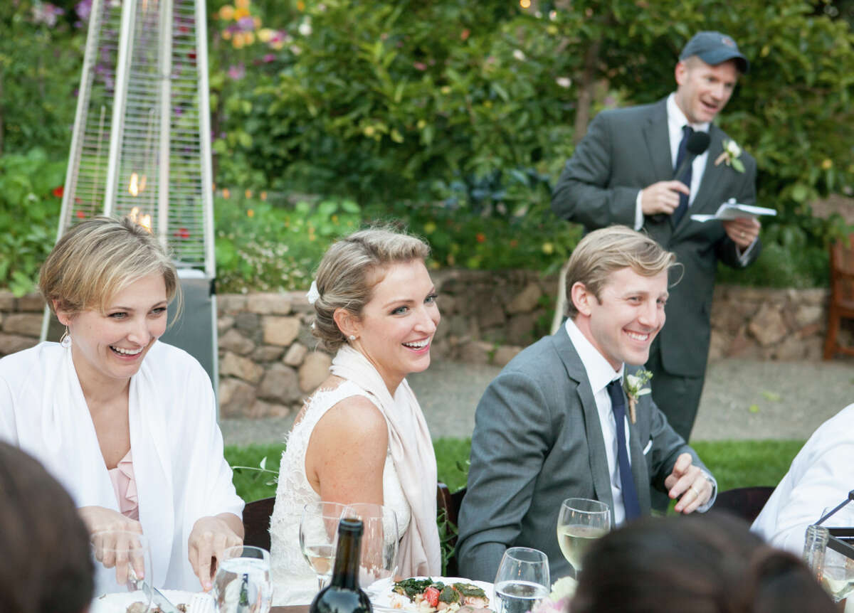 Wine Country wedding charms guests at rustic Beltane Ranch