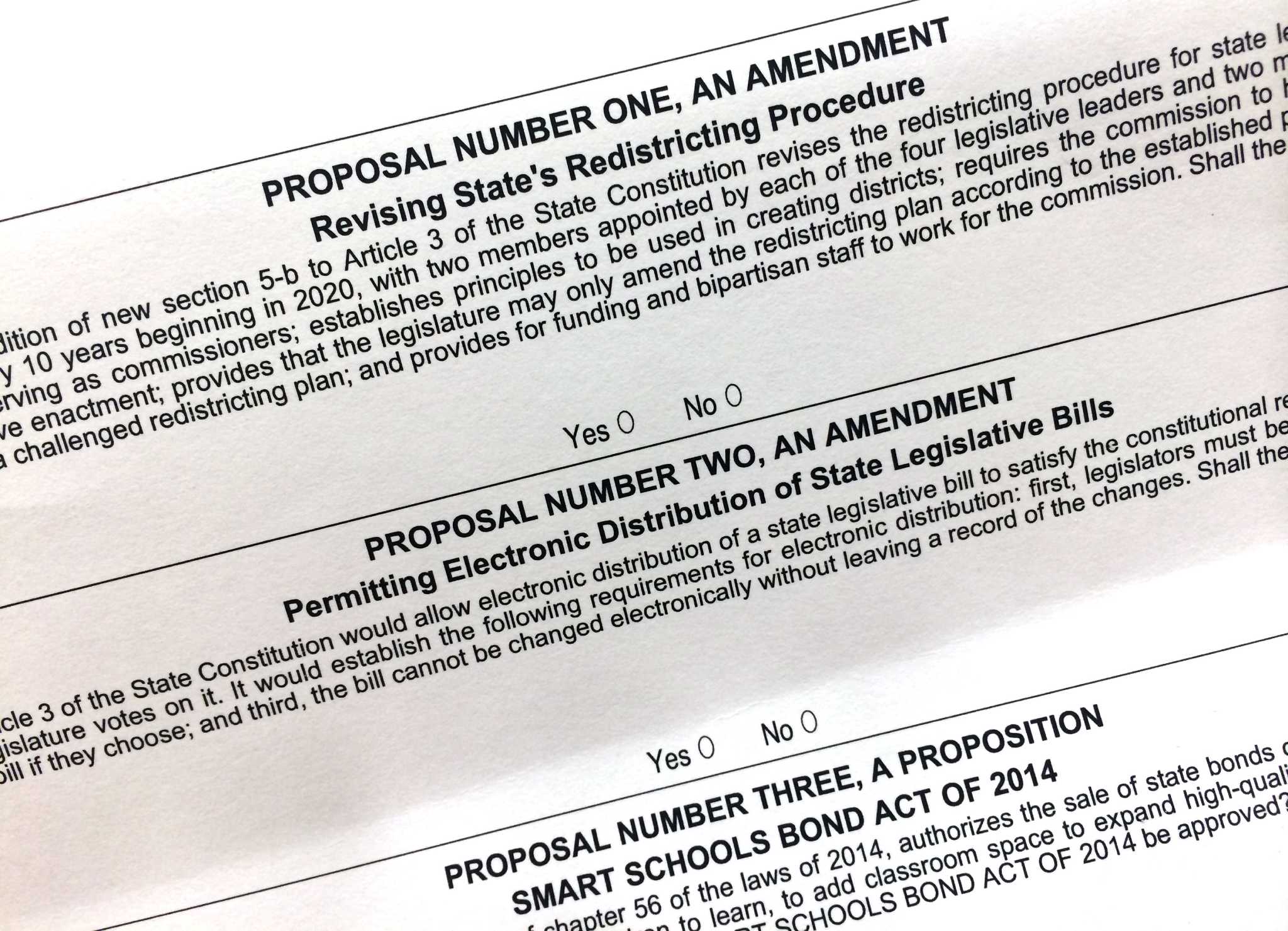 Ballot proposals get state support