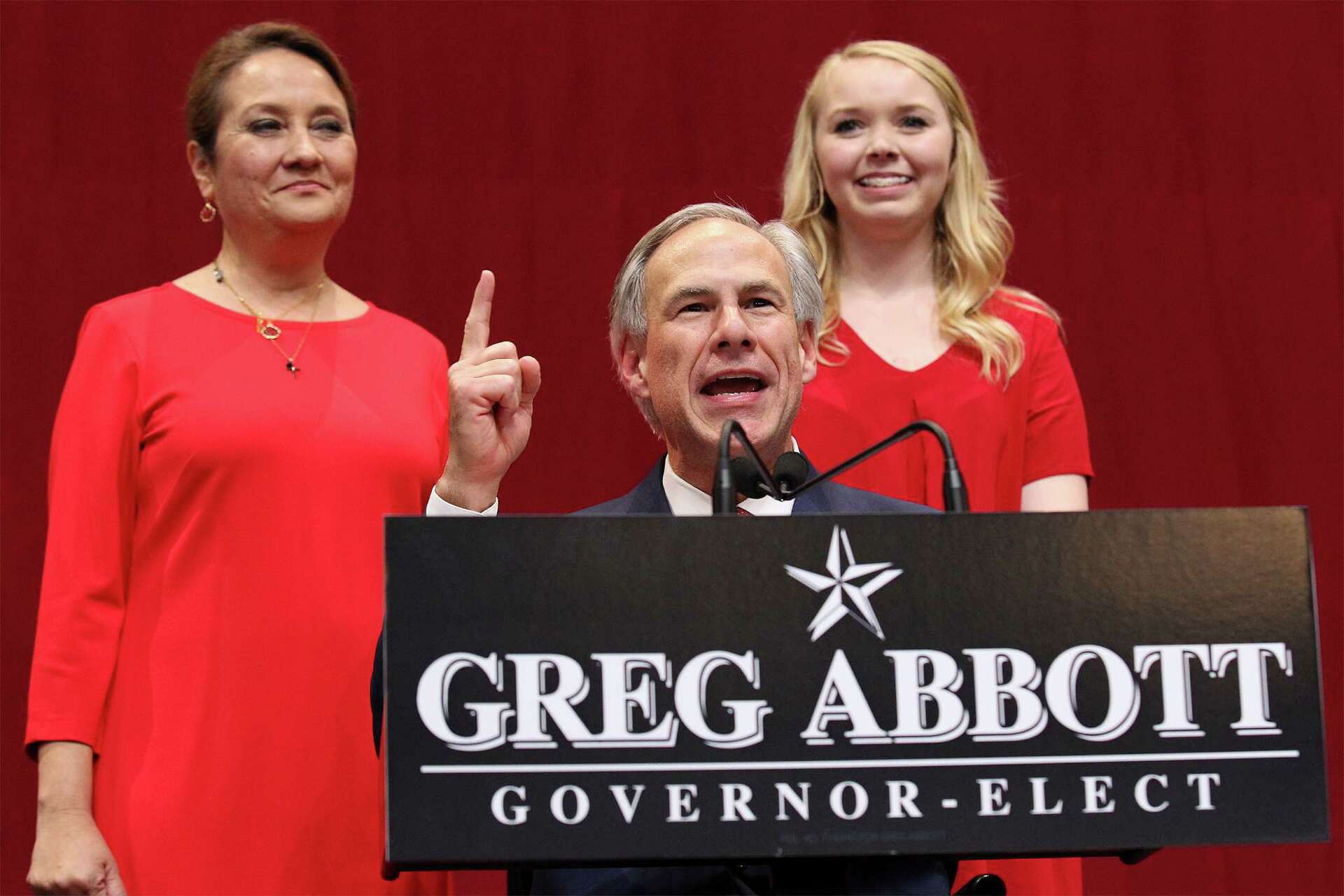Abbott rides Republican wave to victory