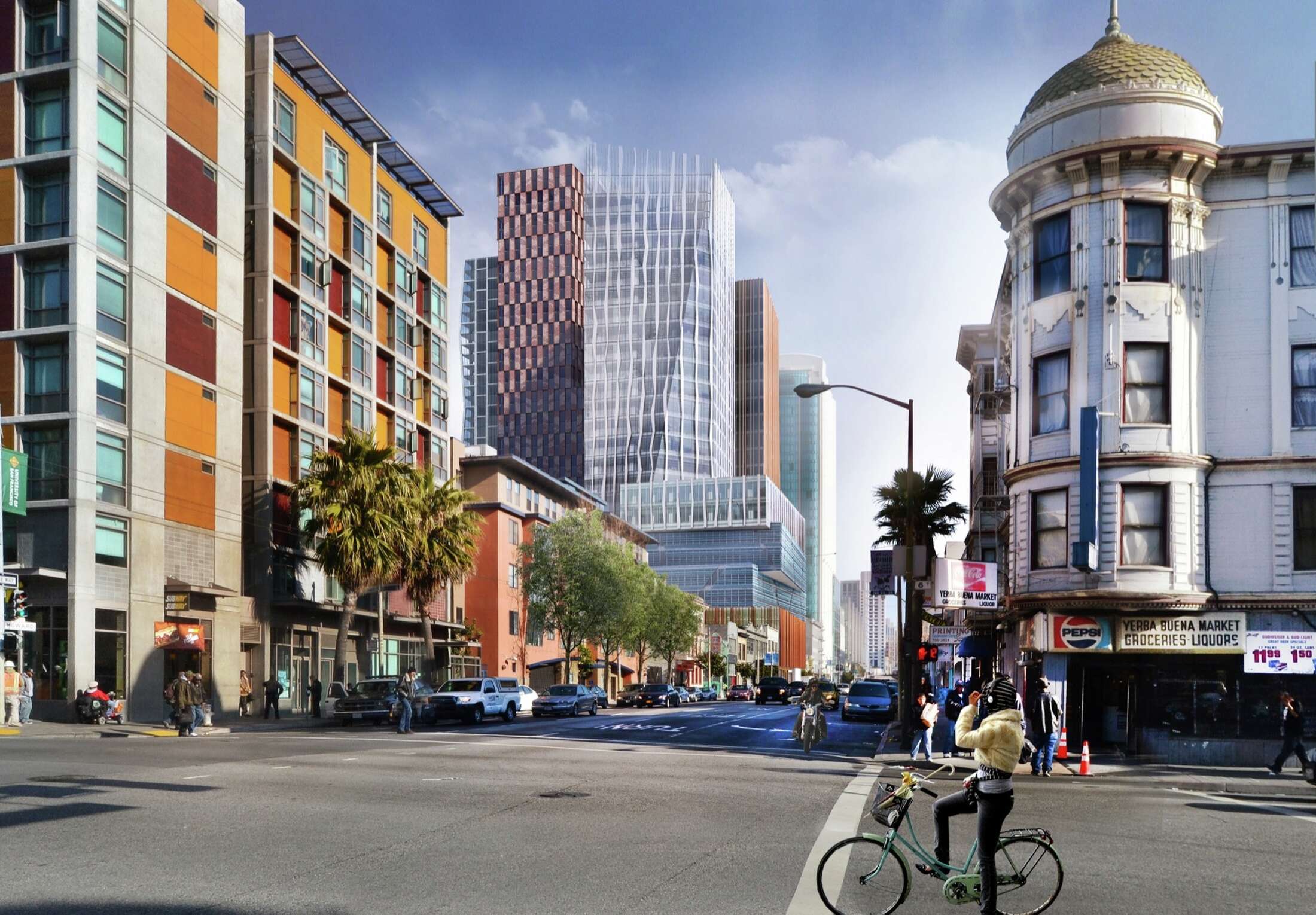 Bold vision released for high-rise complex around S.F. Chronicle