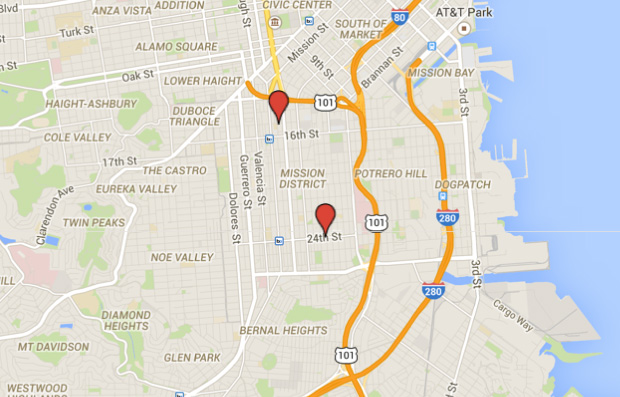 Six shot in S.F.’s Mission District