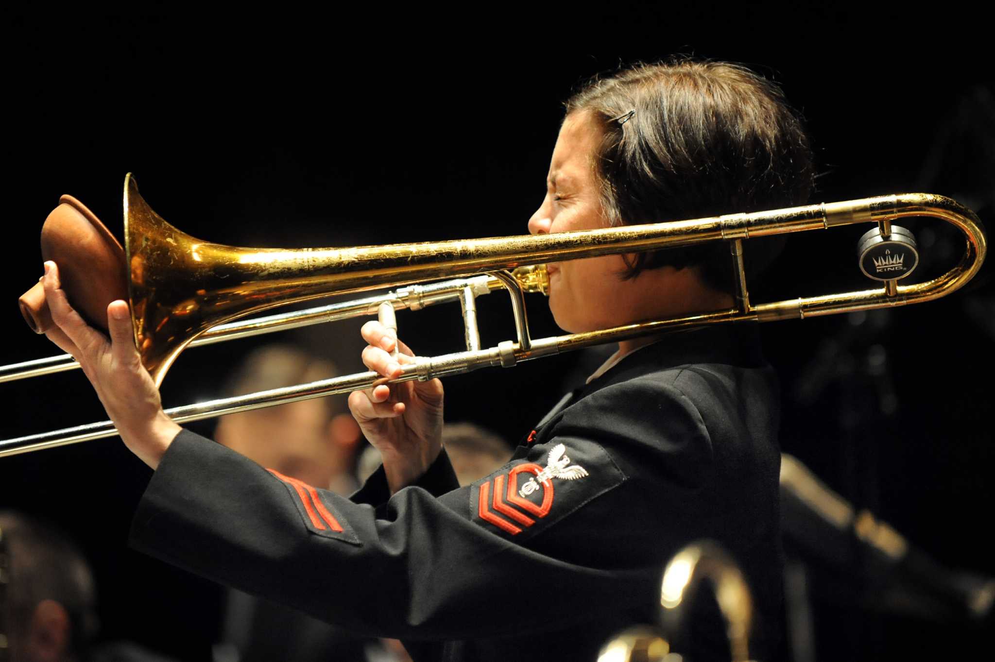 Navy Band performs at Palace