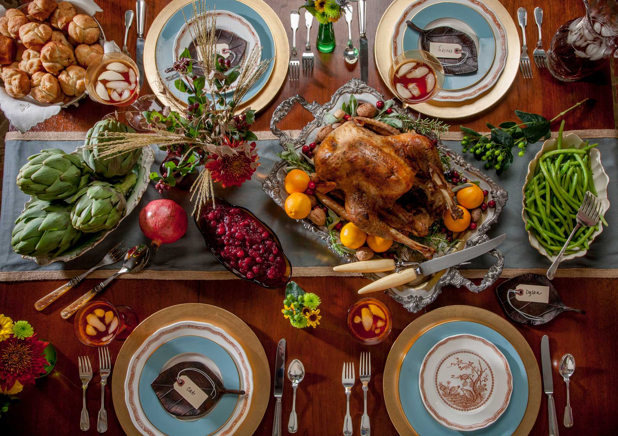Look around the house for ways to make your Thanksgiving table reflect ...