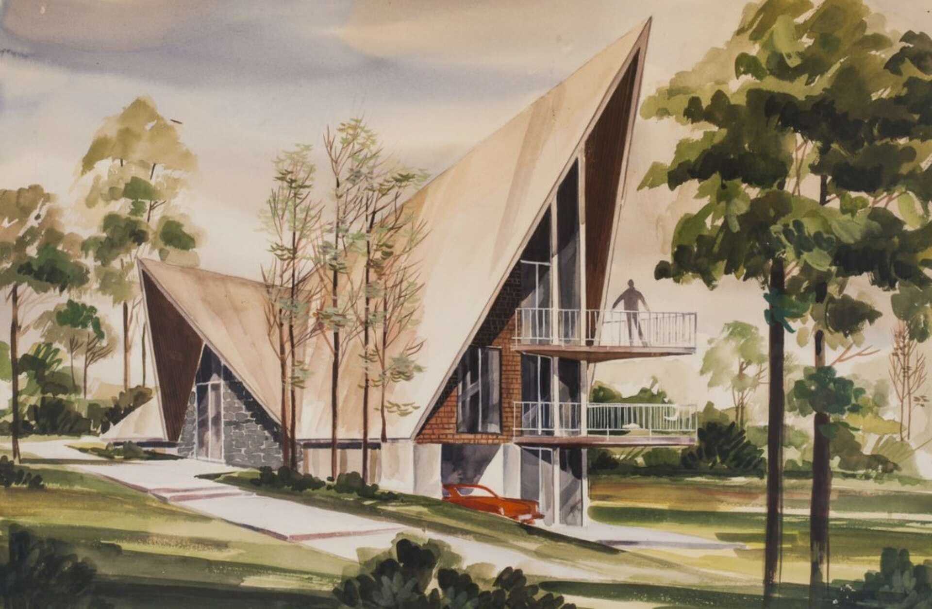 This '60s house rocks Space-Age vibe