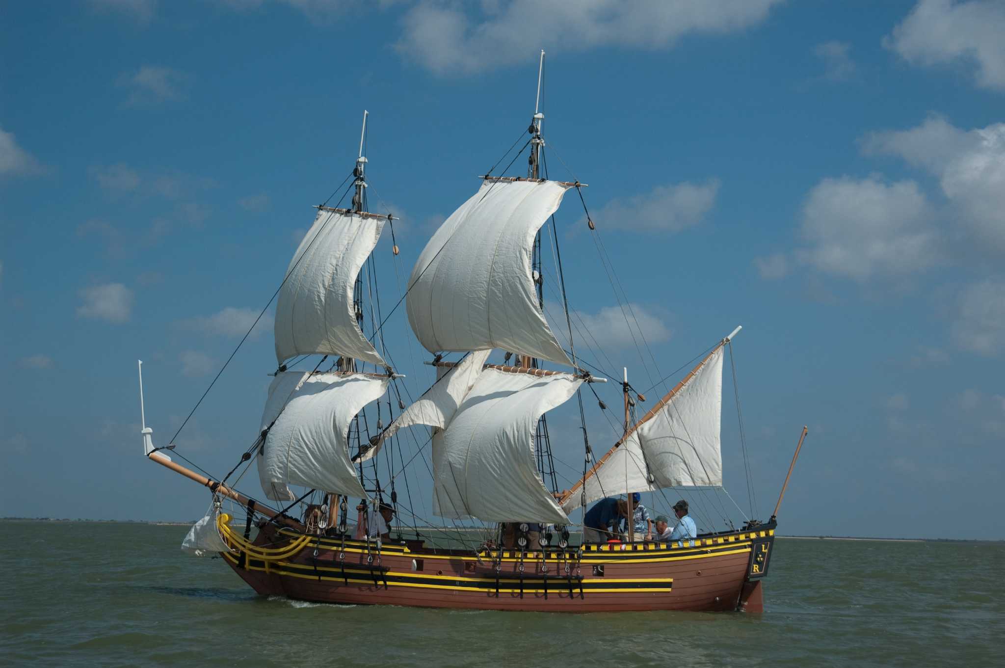 La Salle's sunken ship back in action in Palacios