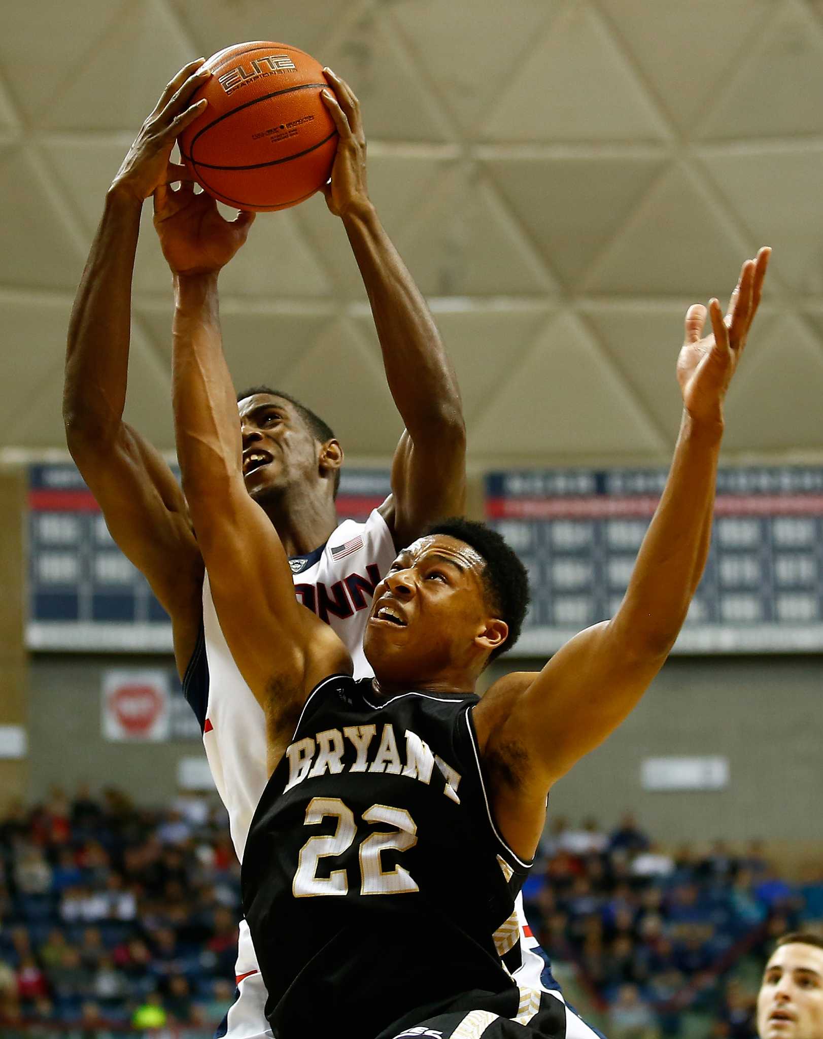 Game report: Boatright, UConn survive Bryant scare