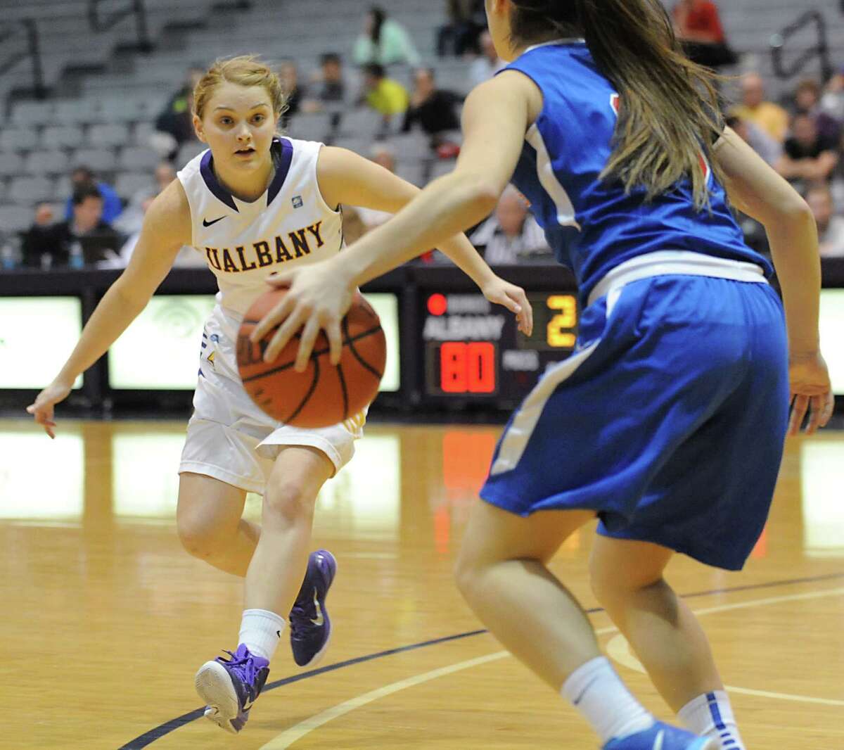 UAlbany women romp in opener