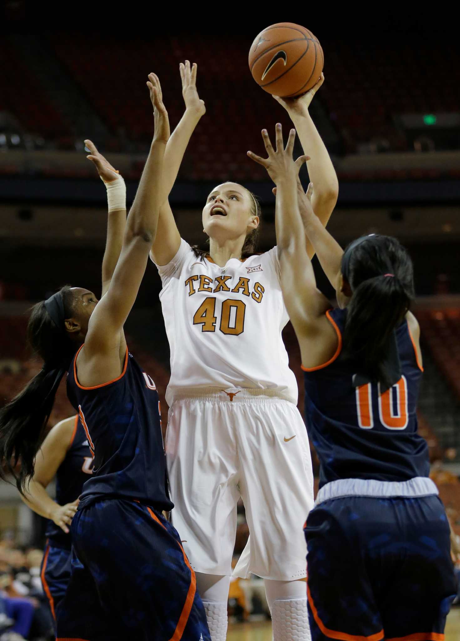 College basketball: No. 9 UT women beat UTSA in opener ...