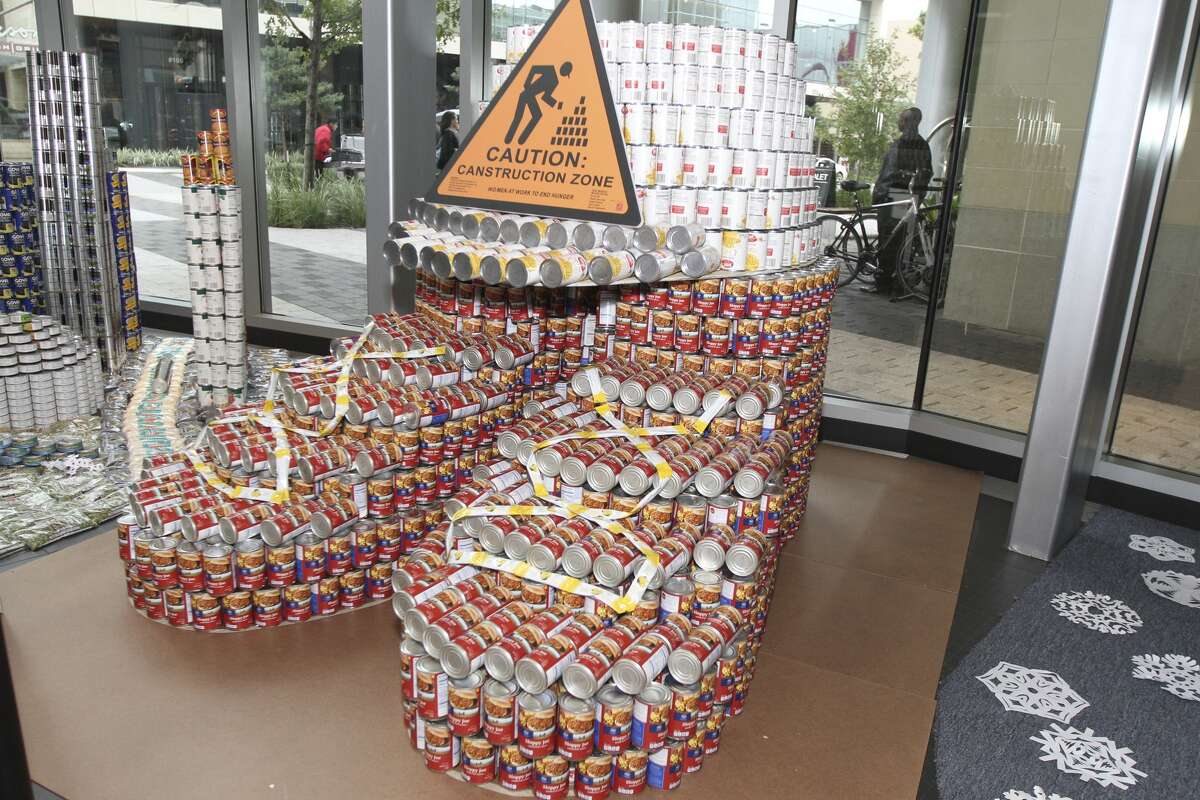 Scenes from CANstruction at City Centre