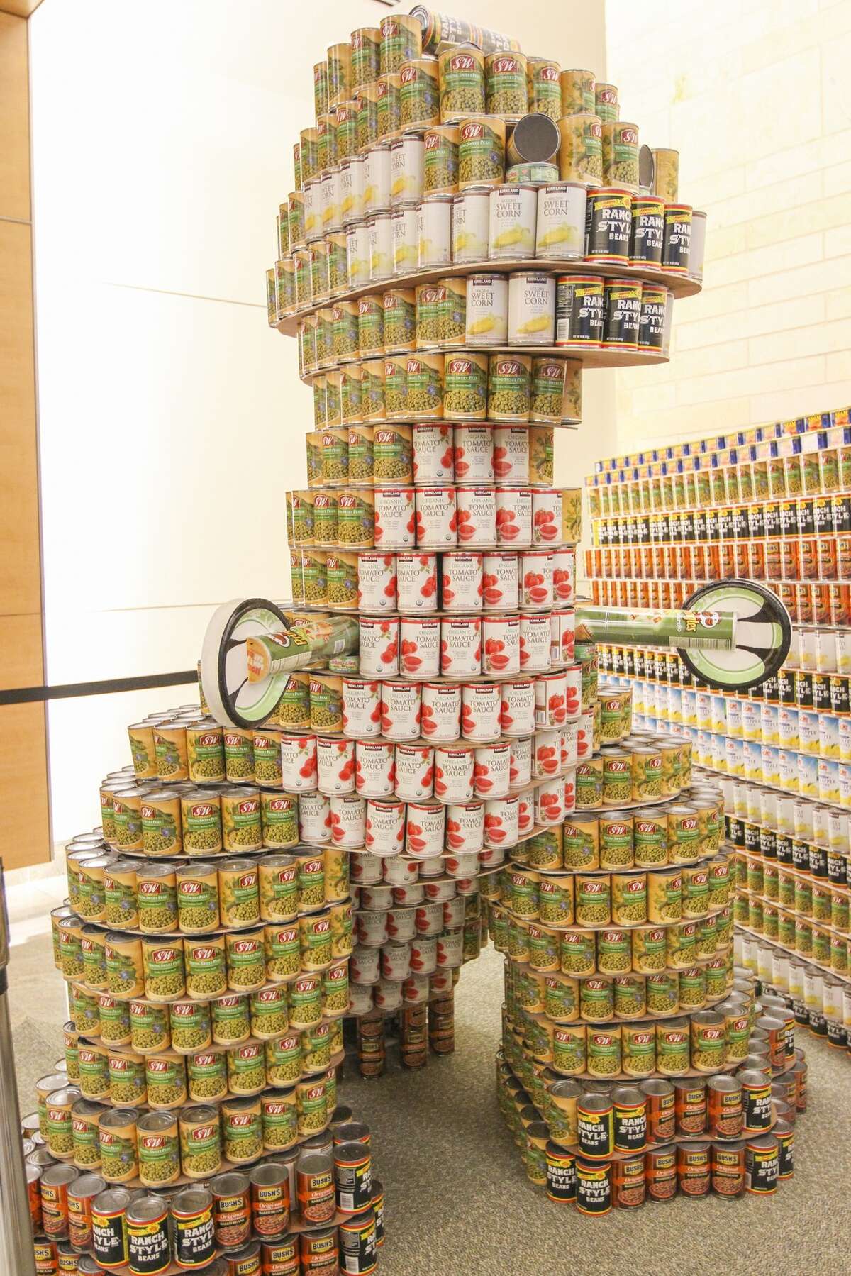 Scenes from CANstruction at City Centre