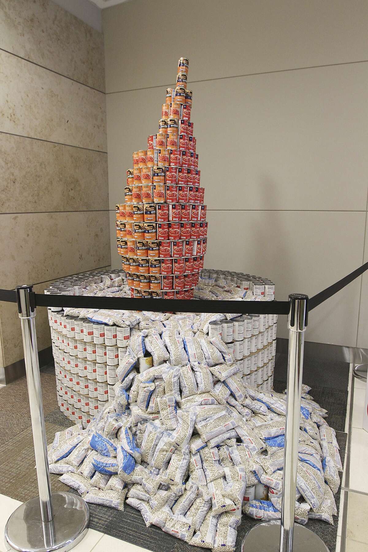 Scenes from CANstruction at City Centre