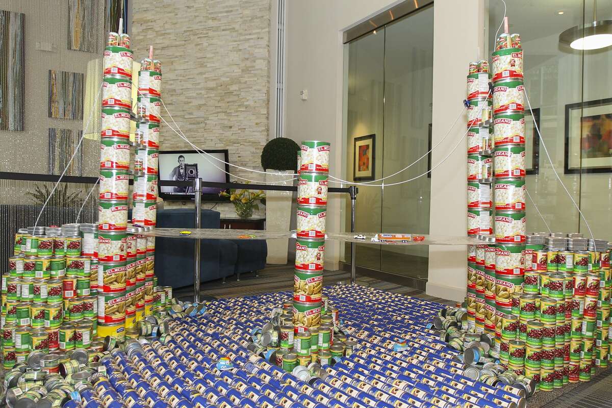 Scenes from CANstruction at City Centre