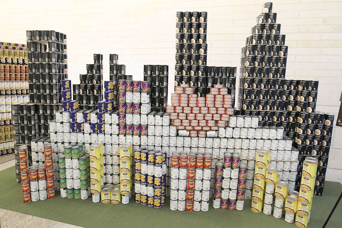 Scenes from CANstruction at City Centre