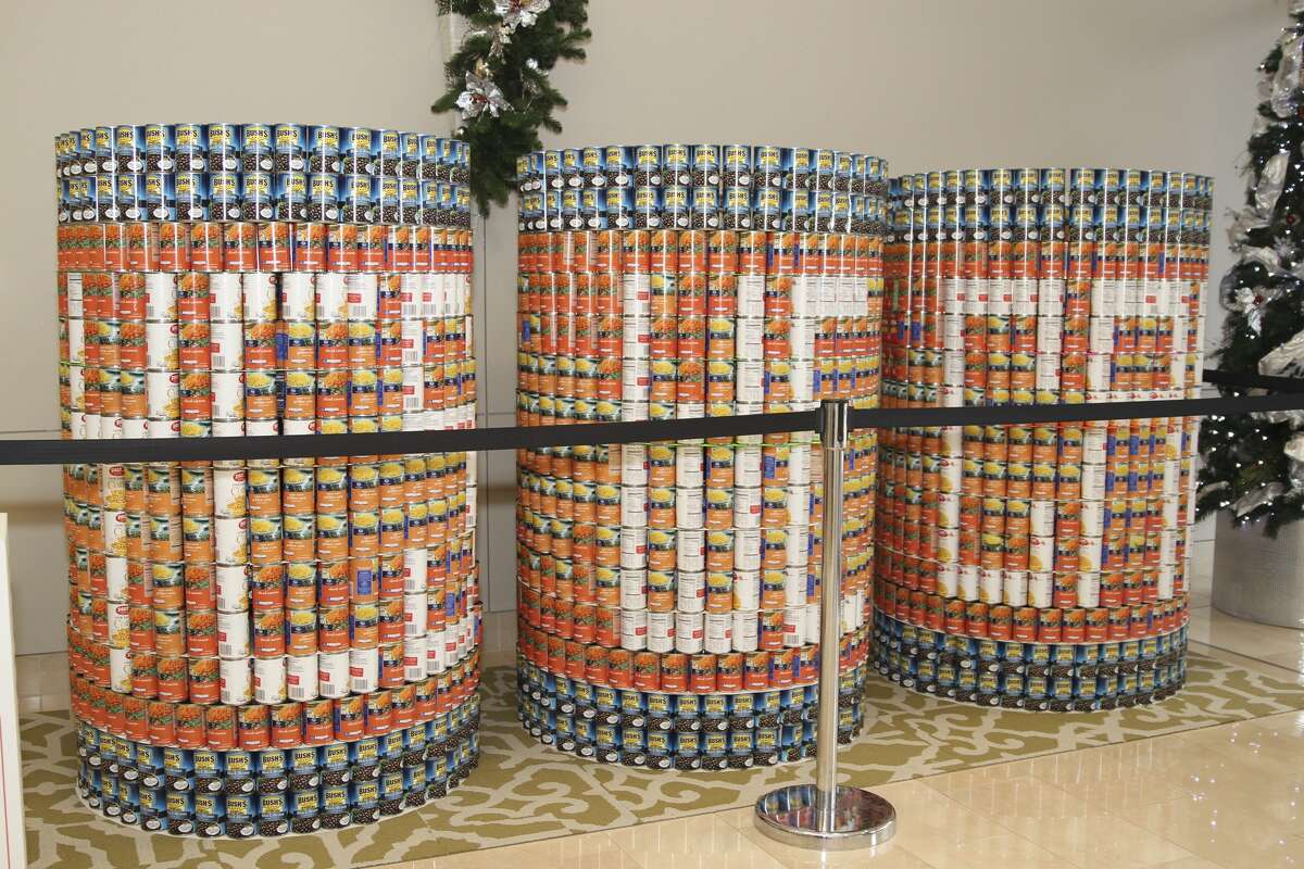 Scenes from CANstruction at City Centre
