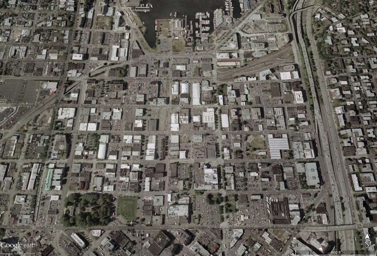 Seattle Hoods then and now ... from space!