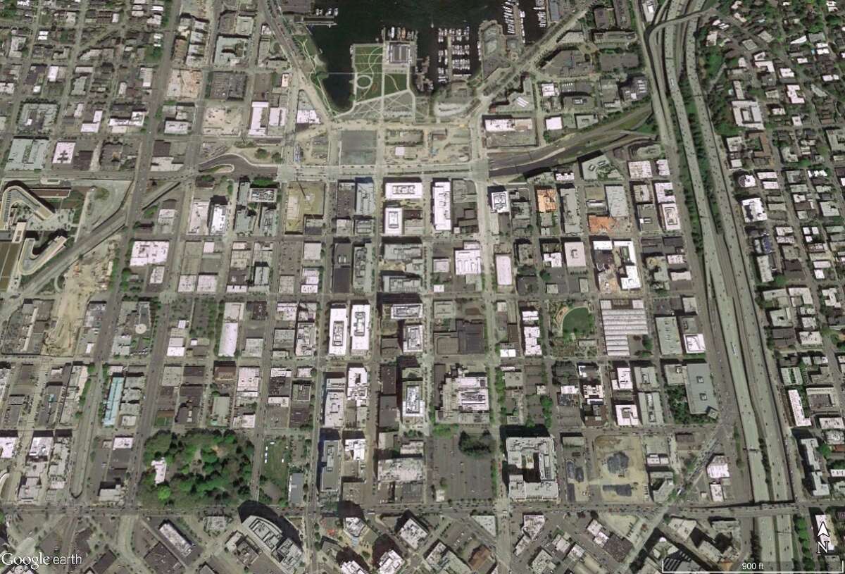 Seattle Hoods then and now ... from space!