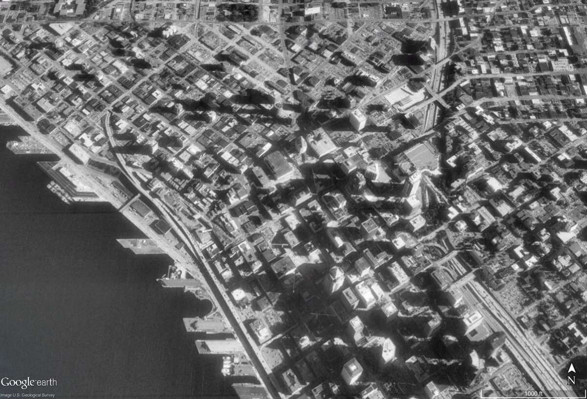 Seattle 'hoods then and now ... from space!