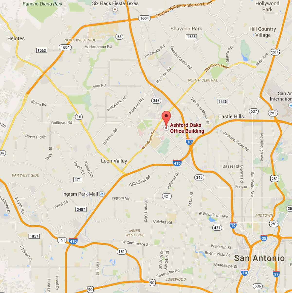 San Antonio fire crews working fire at office building near the Medical ...