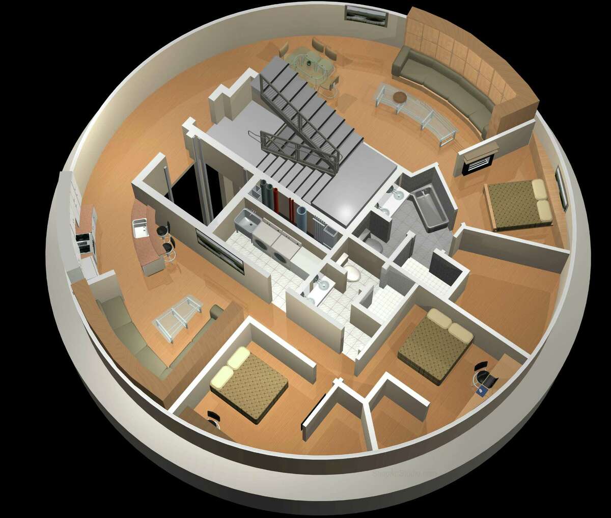 Inside look at luxury survival condos, coming to Texas soon