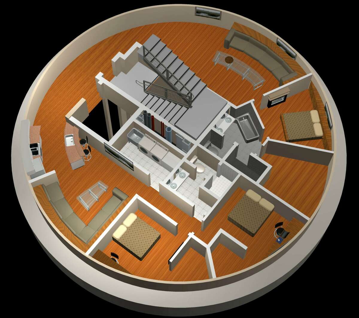 Inside look at luxury survival condos, coming to Texas soon