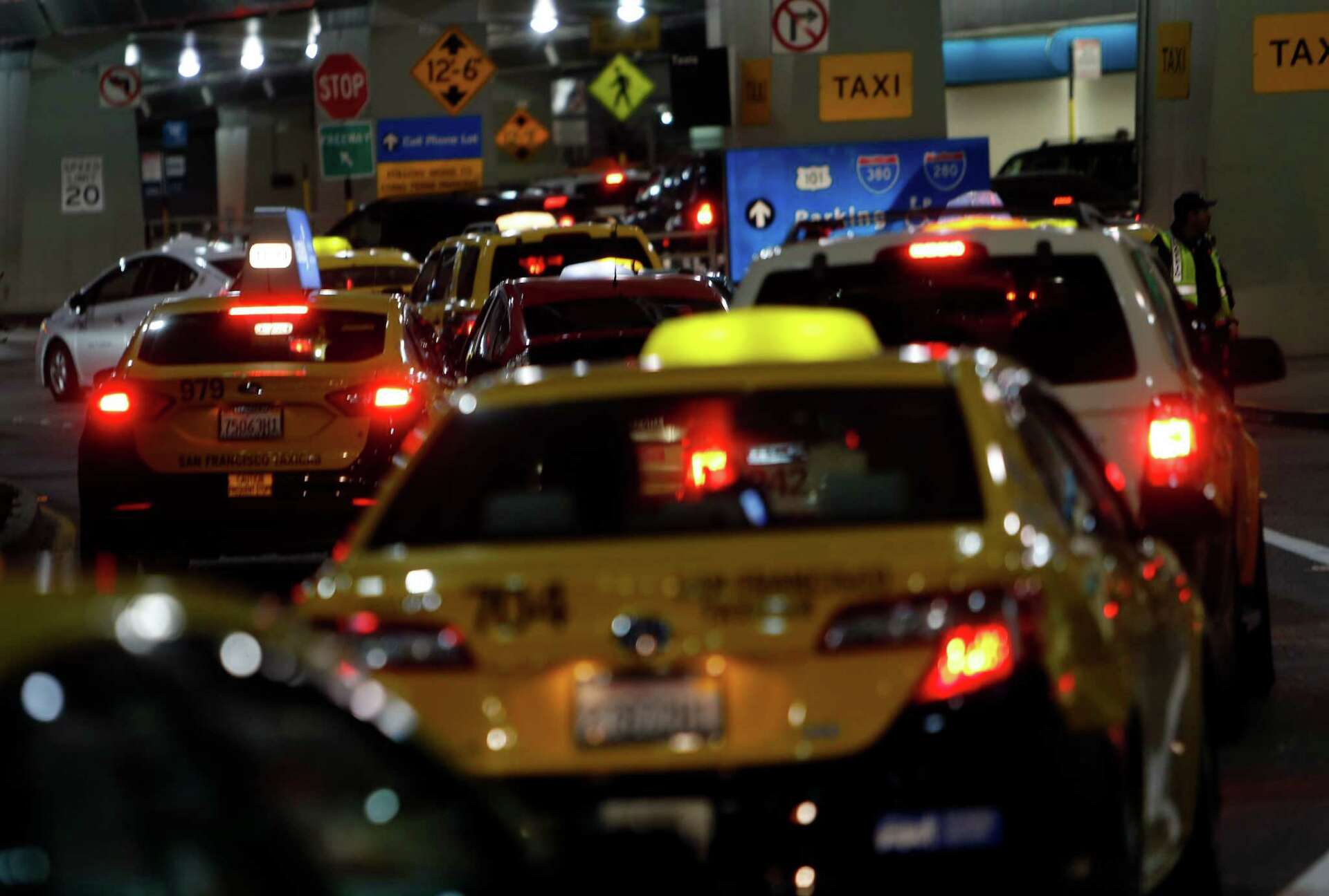 SFO taxi protest causes gridlock, headaches