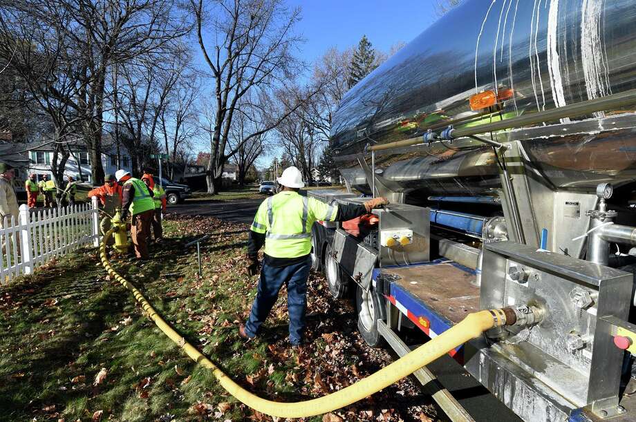 Bethlehem tries an ice pig to clean dirty pipes - Times Union