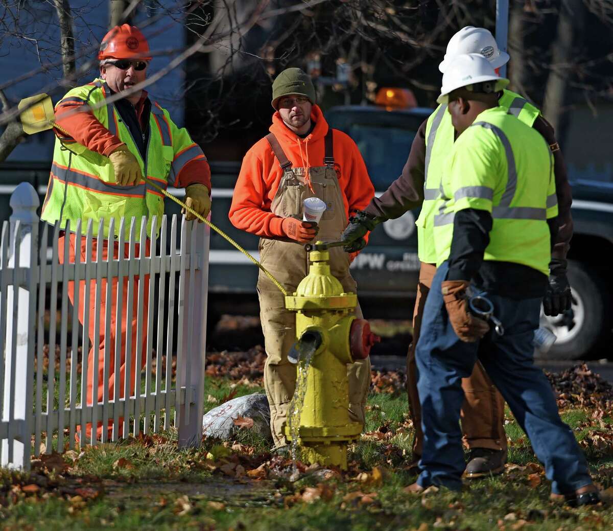 Bethlehem tries an ice pig to clean dirty pipes