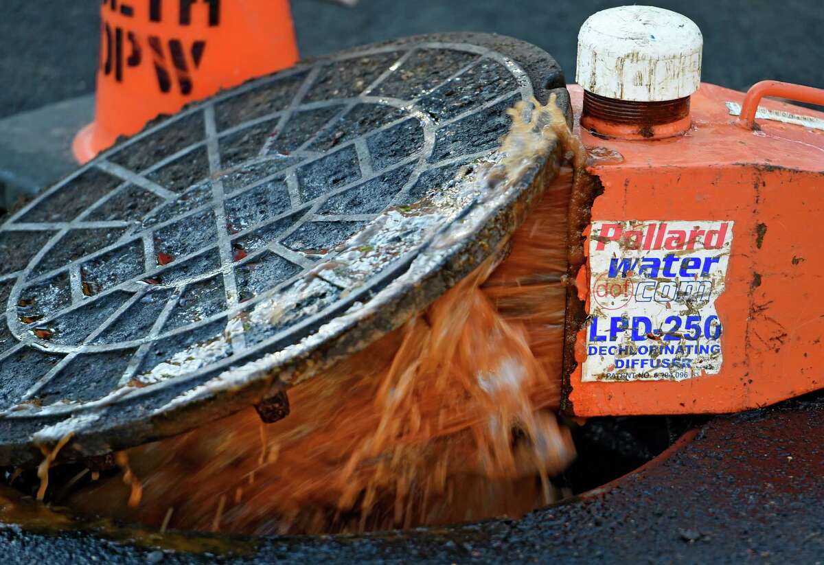 Bethlehem tries an ice pig to clean dirty pipes