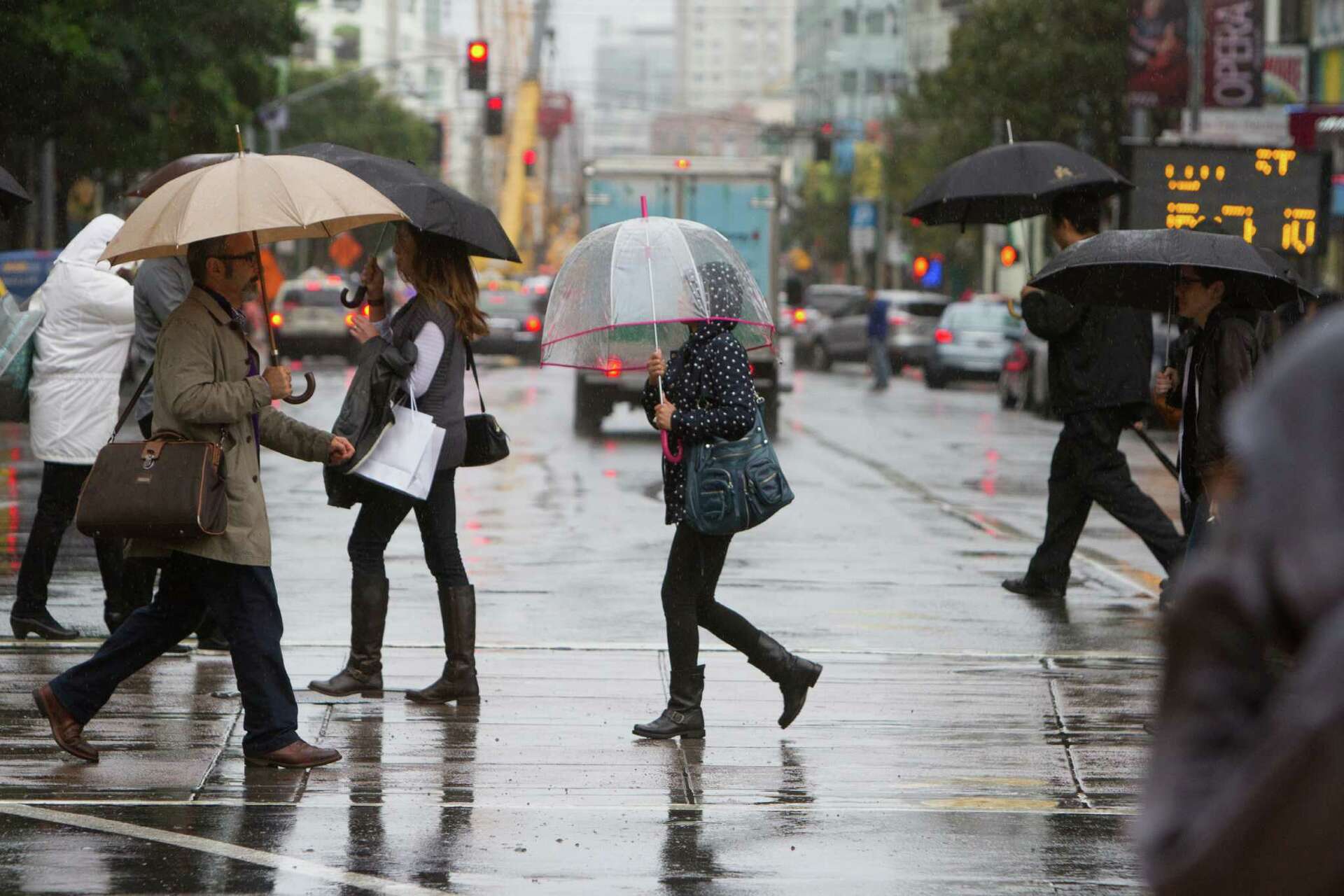 Wild, wet weather brings lightning, threats of hail, waterspouts
