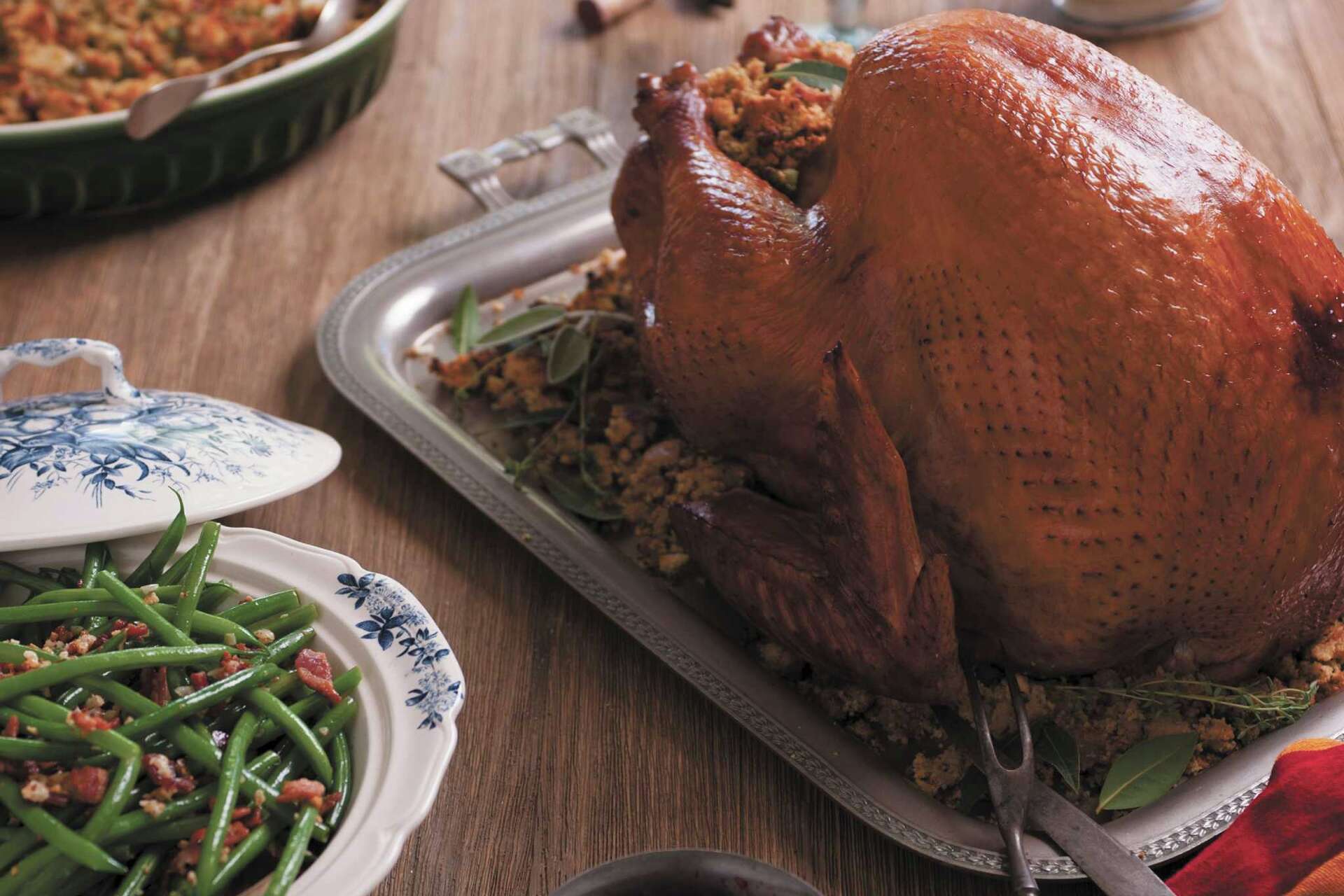 Recipe: Brined and Roasted Free-Range Turkey with Giblet Gravy