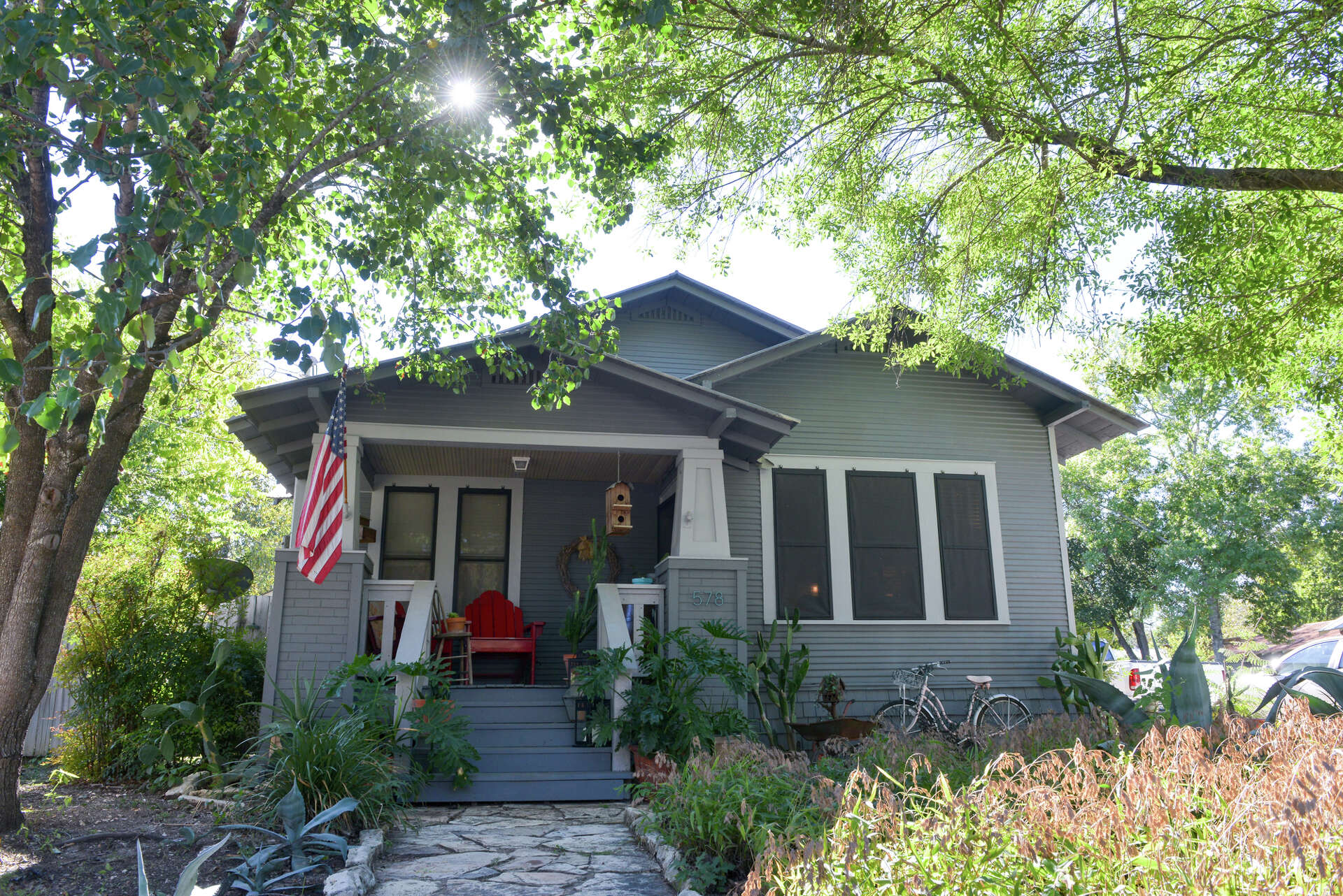 Family fills bungalow with creative furnishings, inventive storage