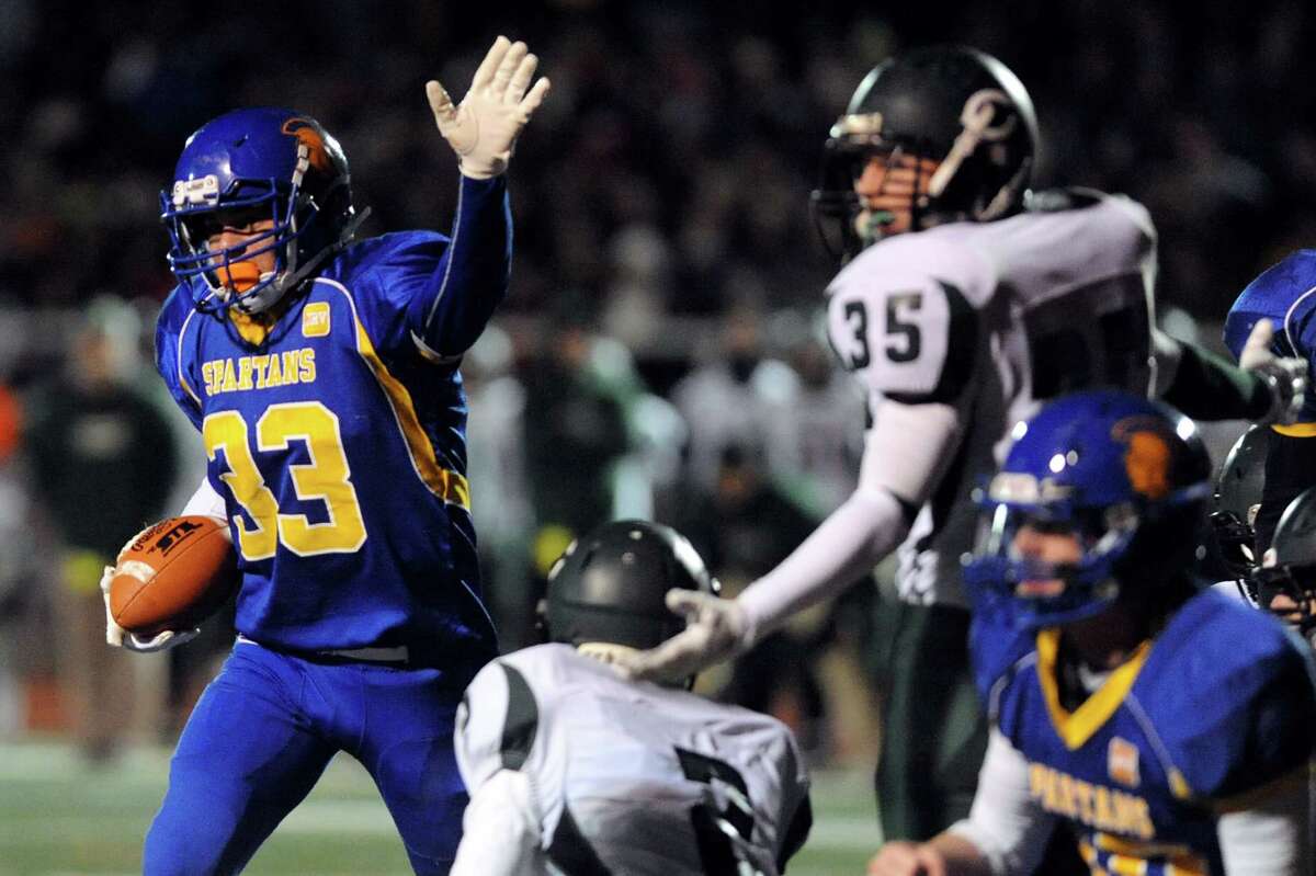 Queensbury football beats Cornwall, returns to Class A state title game